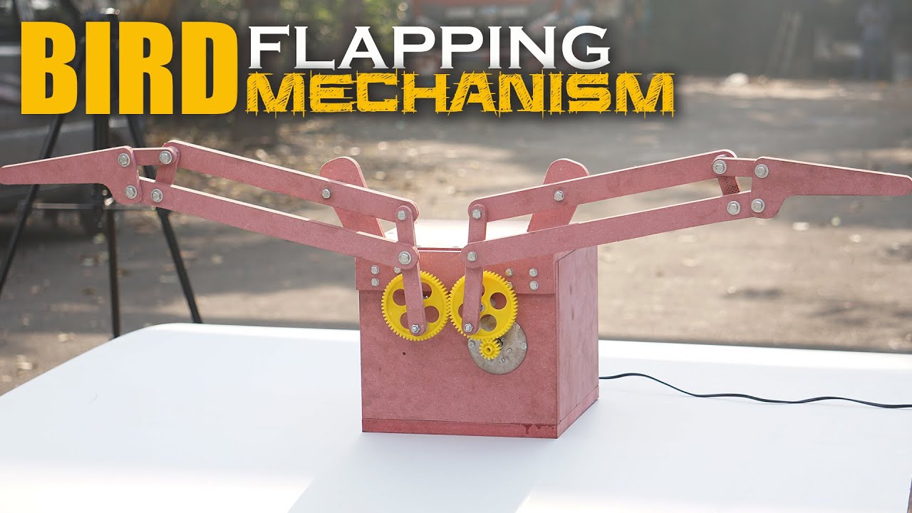Bird Flapping Mechanism | DIY Mechanical Engineering Projects Ideas ...