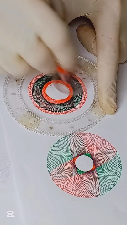 Spirograph tutorial / satisfaction art #spirograph #shorts - YouTube