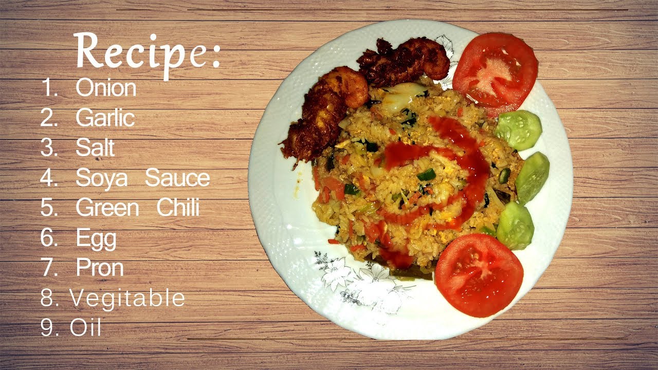 Thai Style Malay Fried Rice with Dried Shrimp (Nasi Goreng Malay) #2018 ...