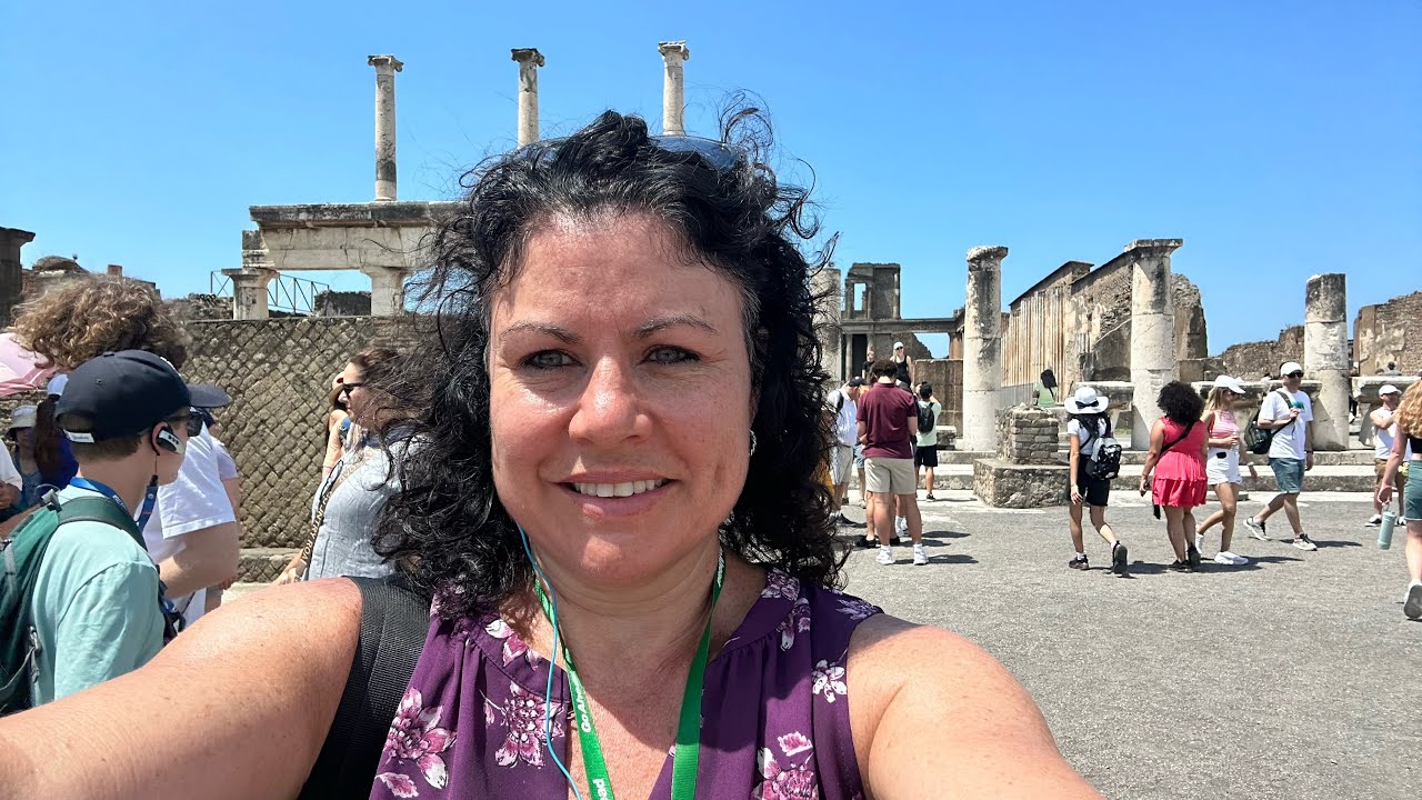 Day 2 visit Pompeii and arrive in Rome! - YouTube