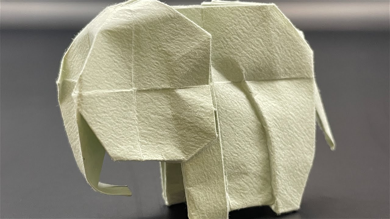 Origami Baby Elephant - YouTube