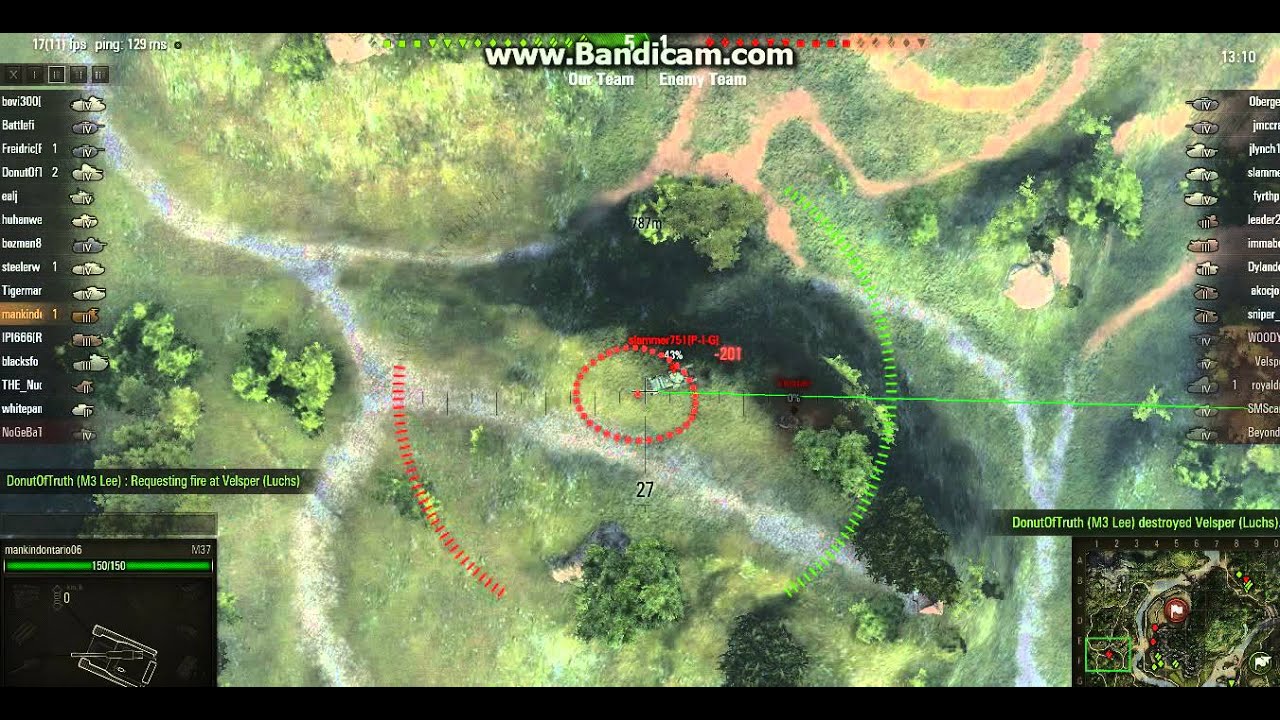 world of tanks M37 TAKING OUT TWO KILLS IN HD - YouTube