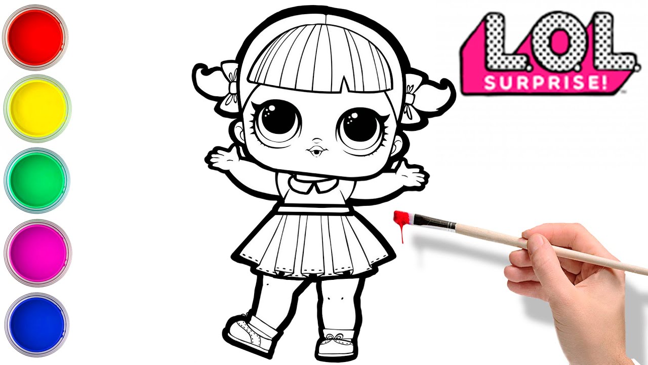 Magical Art Journey: Painting and Coloring LOL Surprise Doll for Kids ...