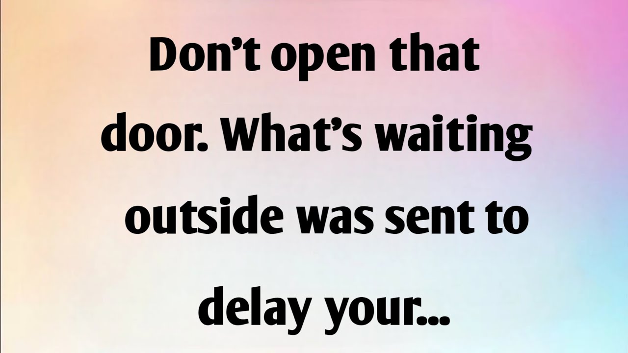 DON'T OPEN THAT DOOR. WHAT'S... - YouTube