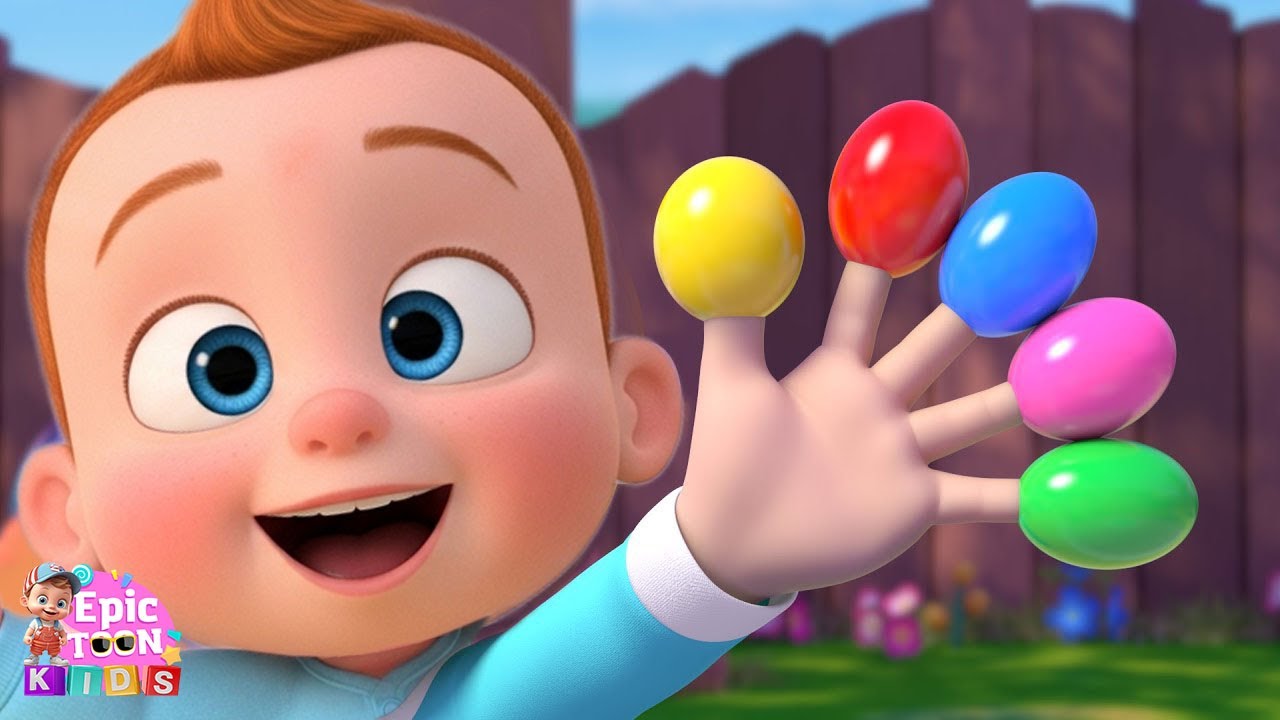 Color Finger Family Song | Daddy Finger Where Are You? | EpicToon ...