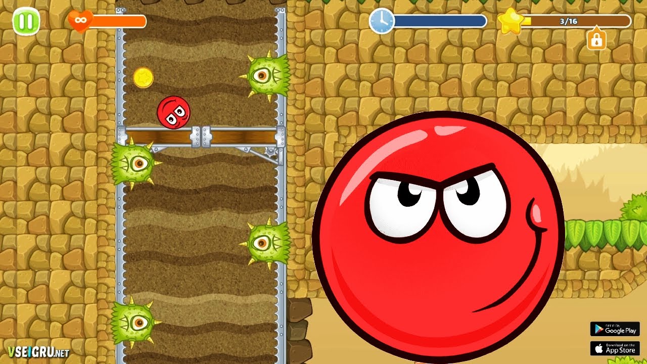 Red Bounce Ball 5. Level 25 - 26 - 27 - YouTube