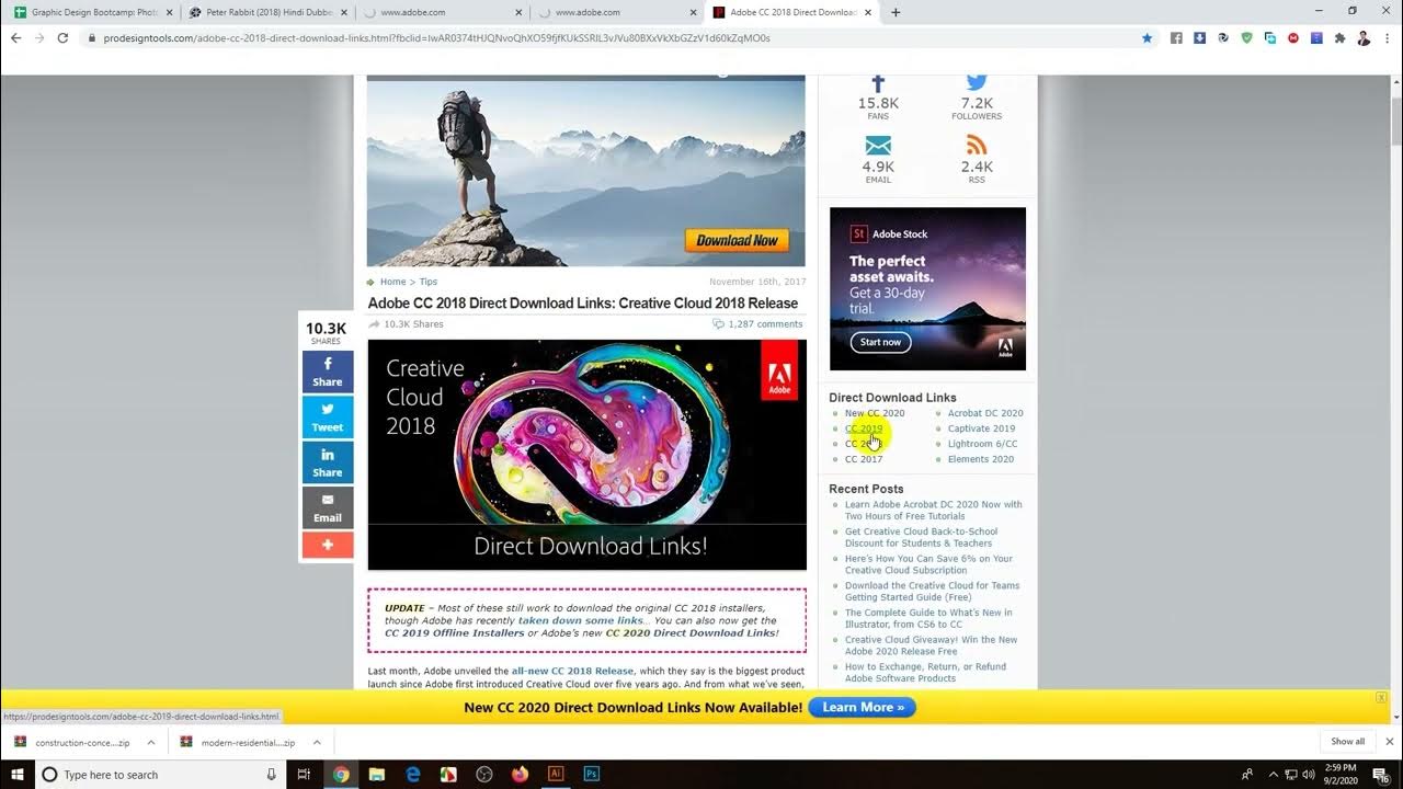 Intoduction to Adobe Creative Cloud | Lecture 2 | Coderstrust.net - YouTube