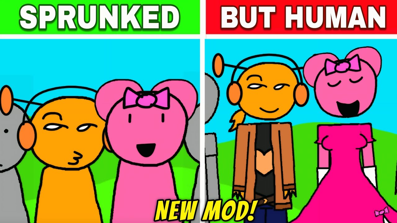 Incredibox - Sprunked But HUMAN Edition | Normal Vs Horror Mix - YouTube