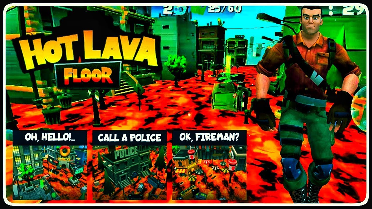 THE FLOOR IS LAVA - HOT LAVA FLOOR - Android Gameplay Part 1 - YouTube