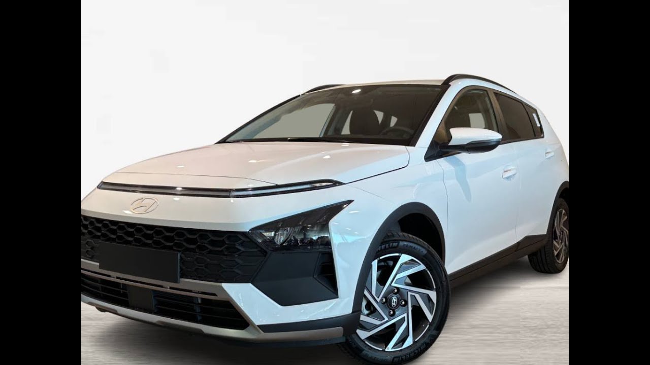 Hyundai BAYON FL 1 0 TGDI 100CV 48V MAXX ATLAS WHITE - YouTube