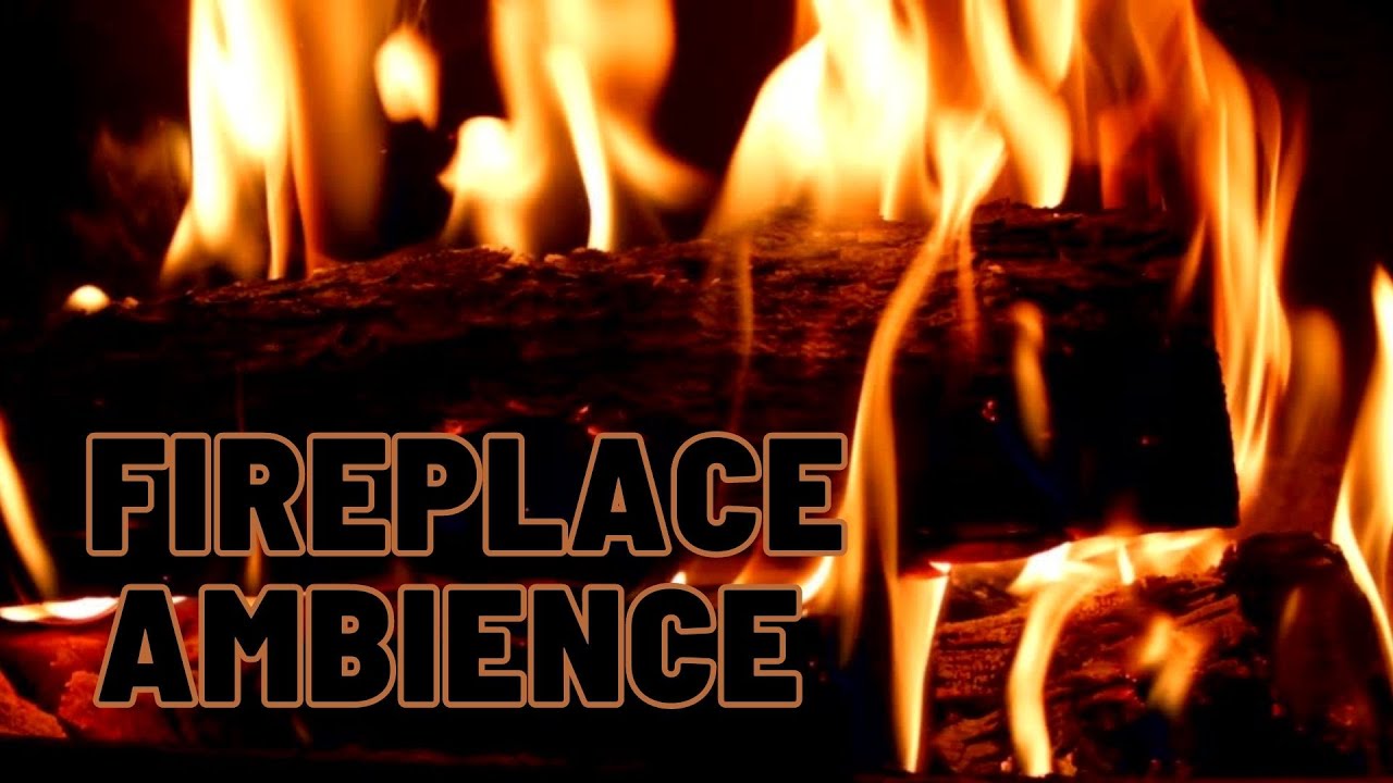 Fireplace Ambience | Fire Sounds | Romantic Background | Natural White ...