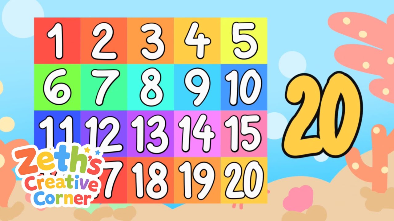 Let’s Count from 1-20 | Count Along with Zeth’s Creative Corner ...