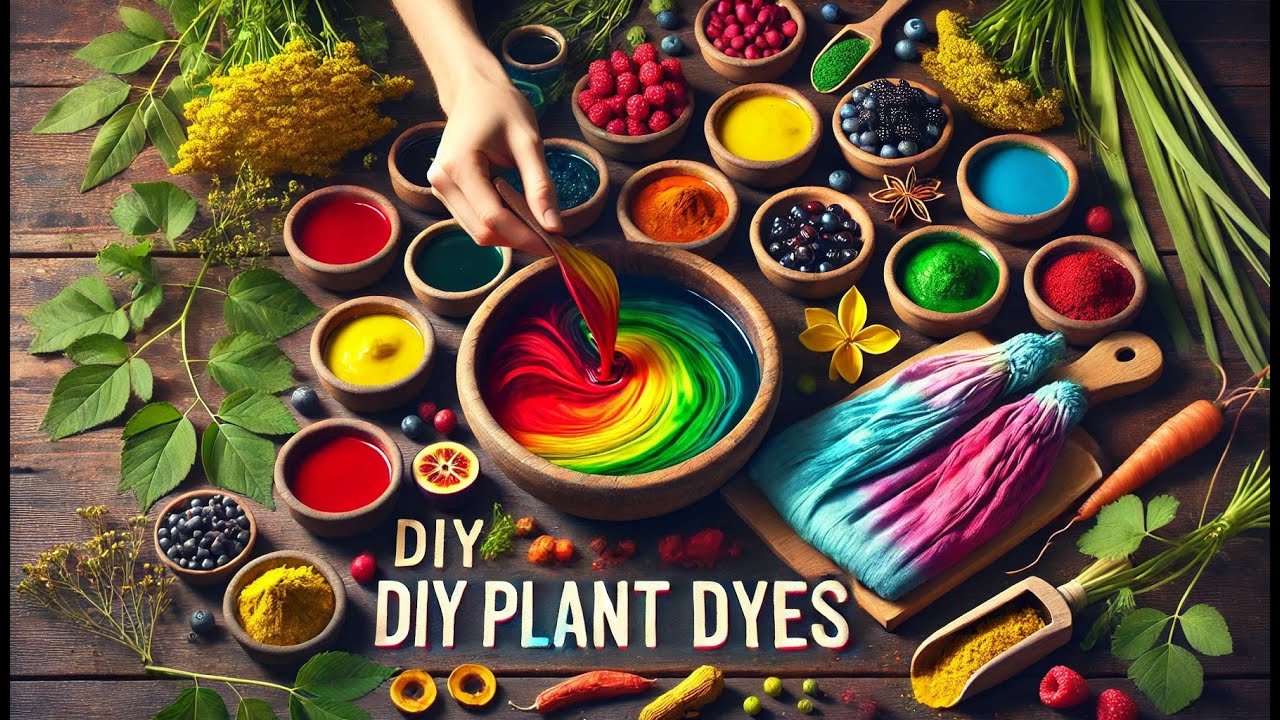 How to Make DIY Plant-Based Dyes 🌸🎨 - YouTube