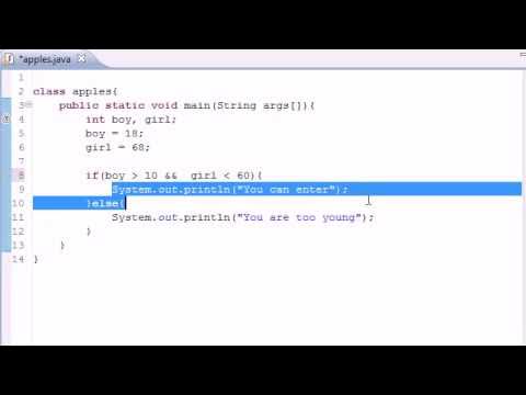 Java Programming Tutorial 11 Logical Operators - YouTube
