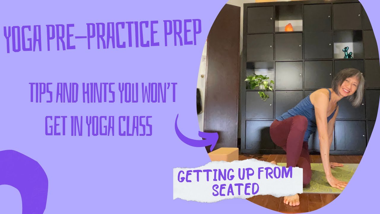 Yoga - Getting up from seated to standing 2.2 - YouTube
