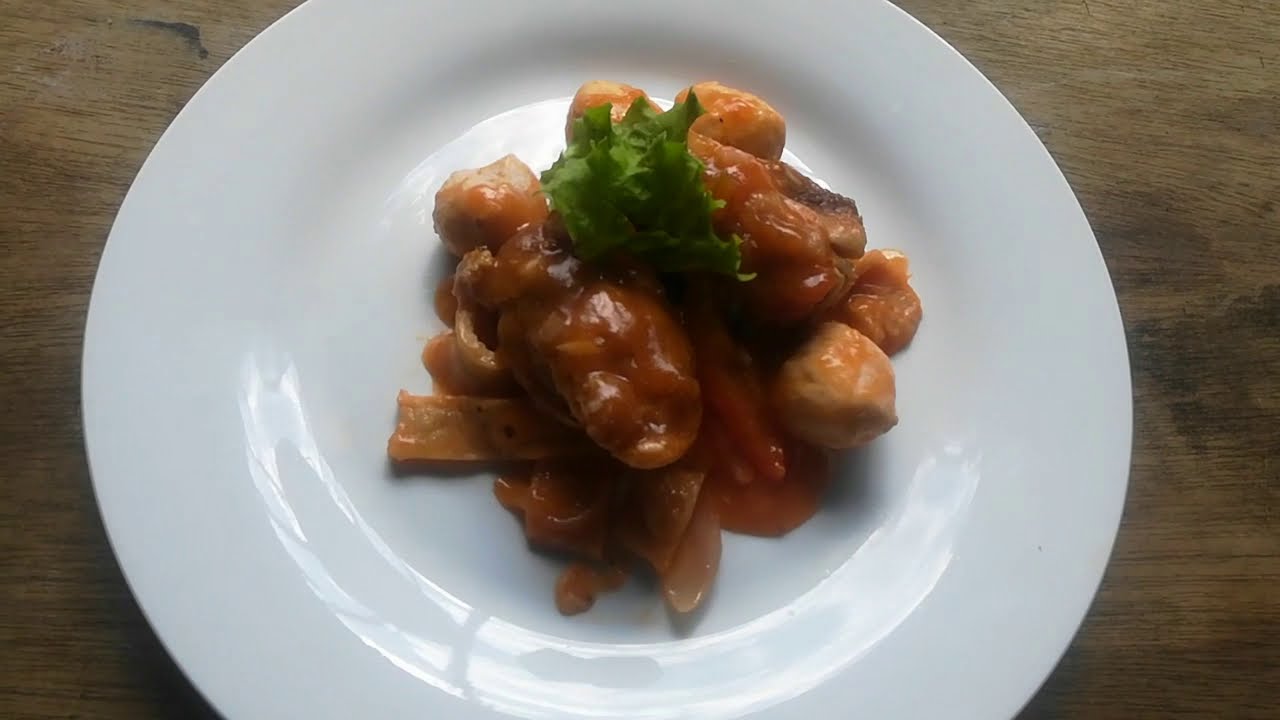 fried fish with Pink Sauce - YouTube