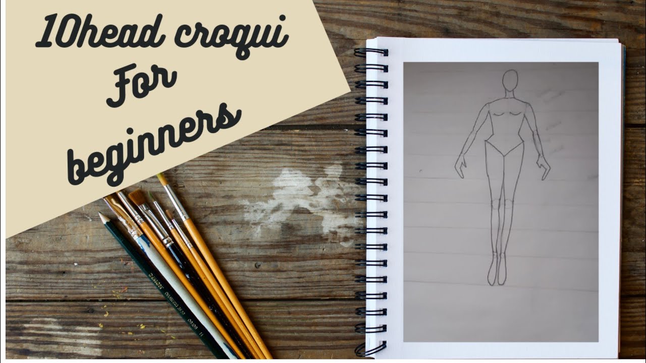 fashion illustration/10head croqui/step by step tutorial by purple to ...