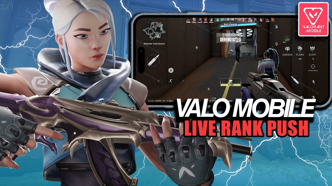 PLAYING VALORANT MOBILE LIVE ROAD TO RADIANT - YouTube