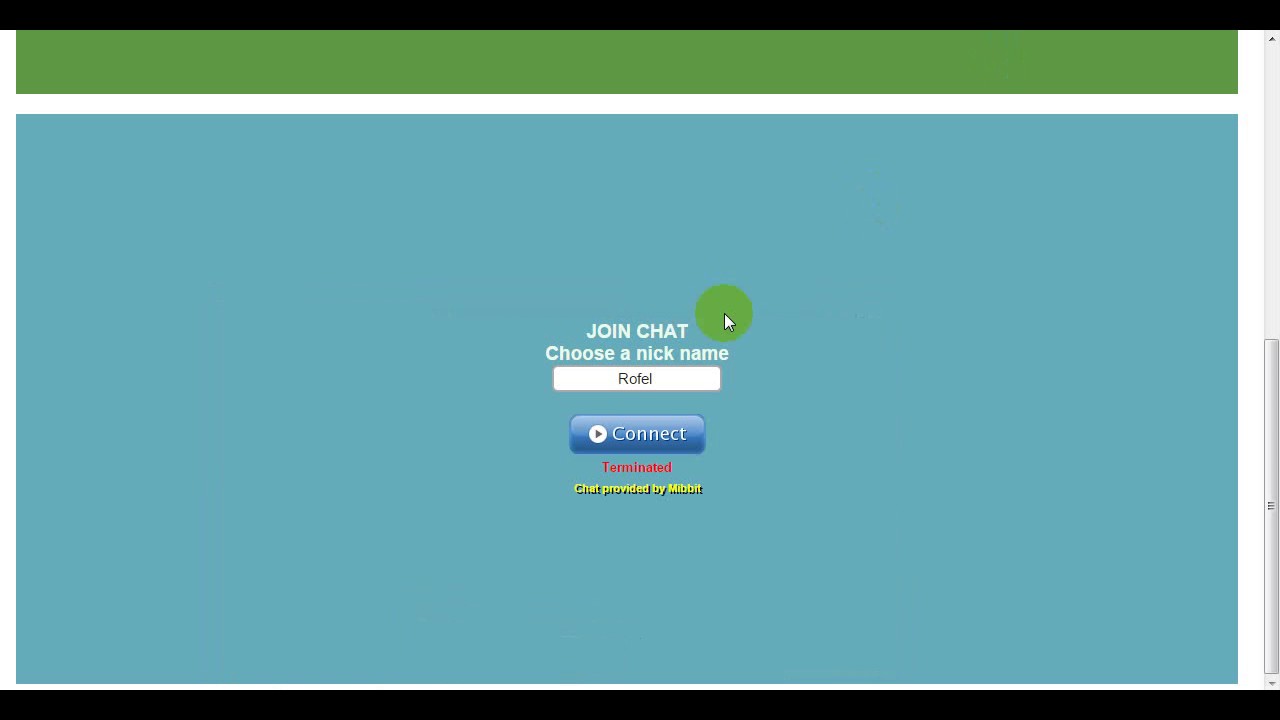 How To Register And Log In Nickname In Mibbit Chat Room - YouTube