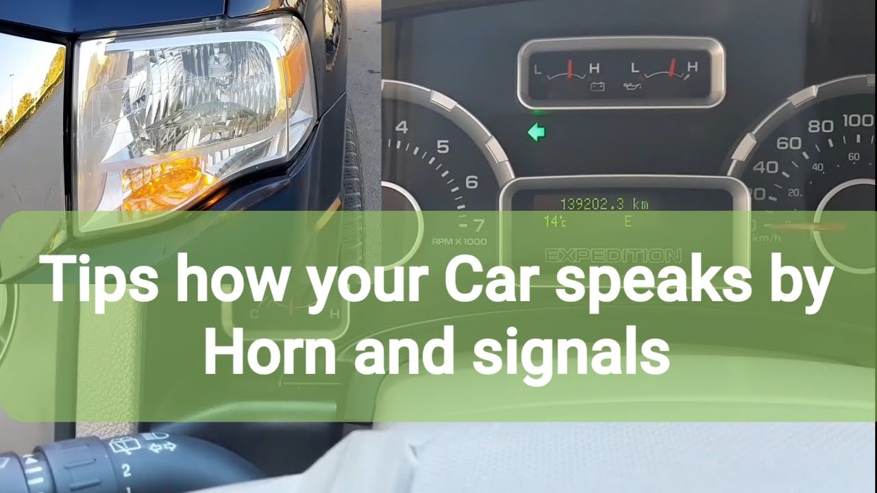 #HowToDriveCar | Tips and tutorial how your car Speaks by Horn and ...