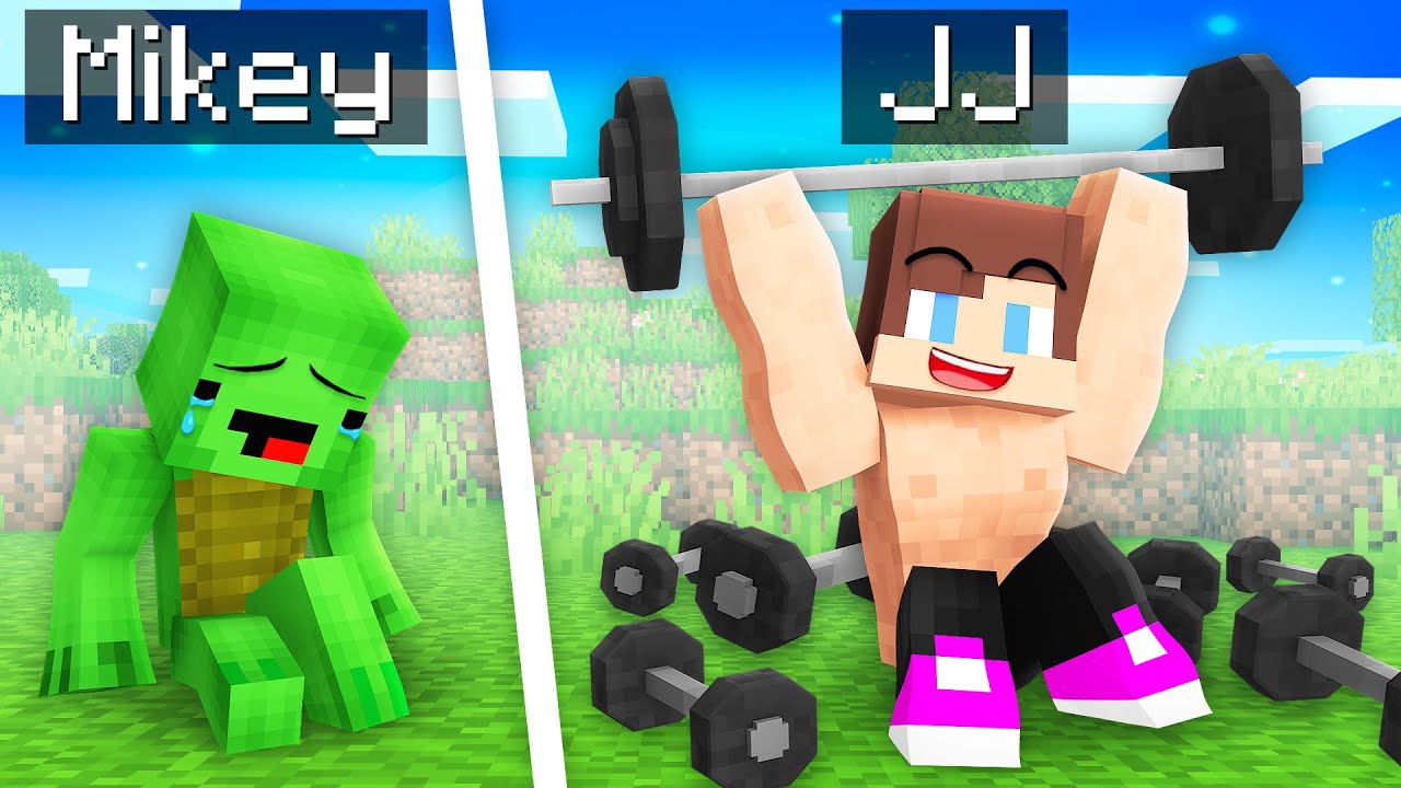 Weak Mikey and Strong JJ Survival Battle - Maizen Minecraft Animation ...