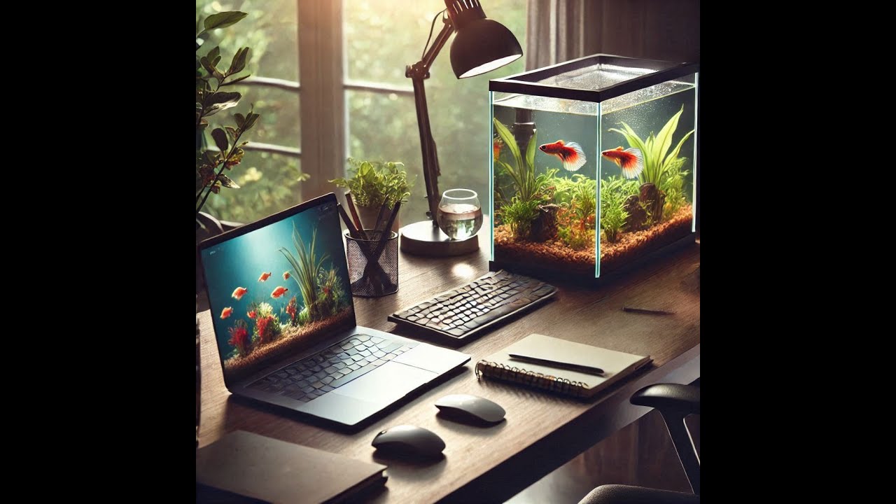Crafting a Mini Aquarium for My Workspace - YouTube