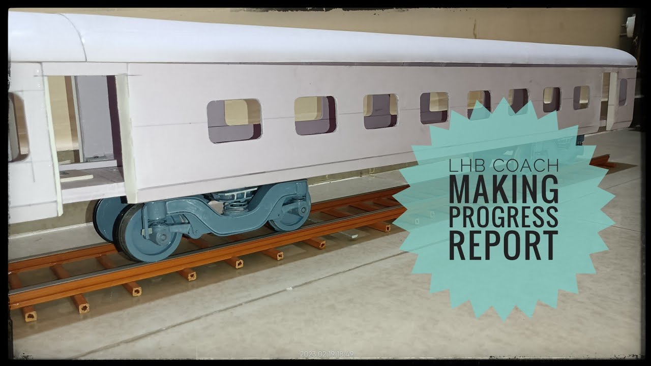 LHB coach is in progress एलएचबी कोच बन रहा है..LHB coaches - YouTube