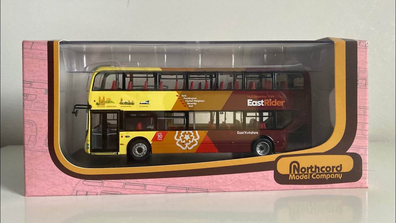 Northcord Enviro400 MMC East Yorkshire East Rider Bus Model - YouTube