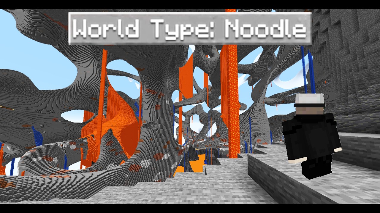 Beating Minecraft's SECRET Noodle World Type || HINDI || #minecraft # ...