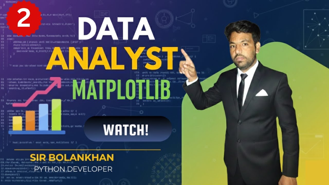 Line Plot in Matplotlib | Python Data Visualization | Data Analyst | Hindi/Urdu - YouTube