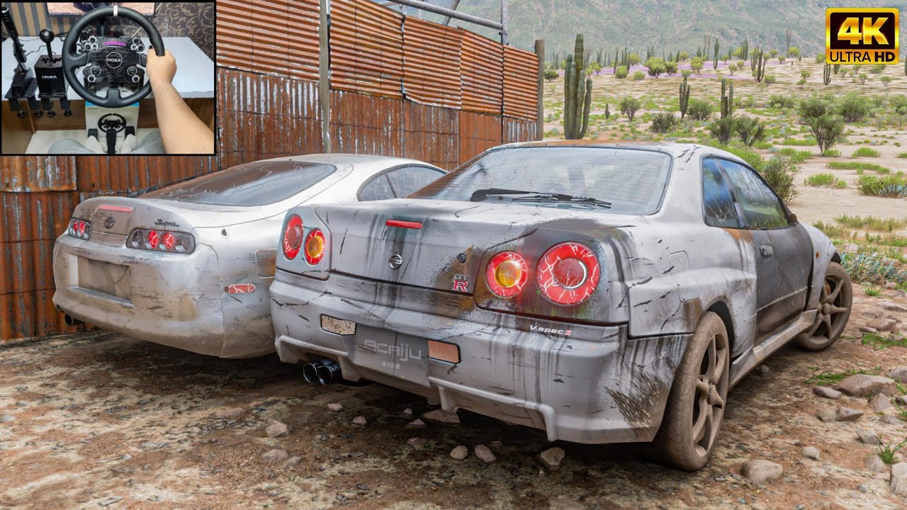 Rebuilding Nissan Skyline R34 GTR & Toyota Supra MK4 RZ | Forza Horizon ...