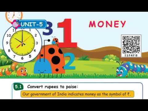 4th std Maths - Term 3 - Unit 5 - Money - Convert rupees to paise - YouTube