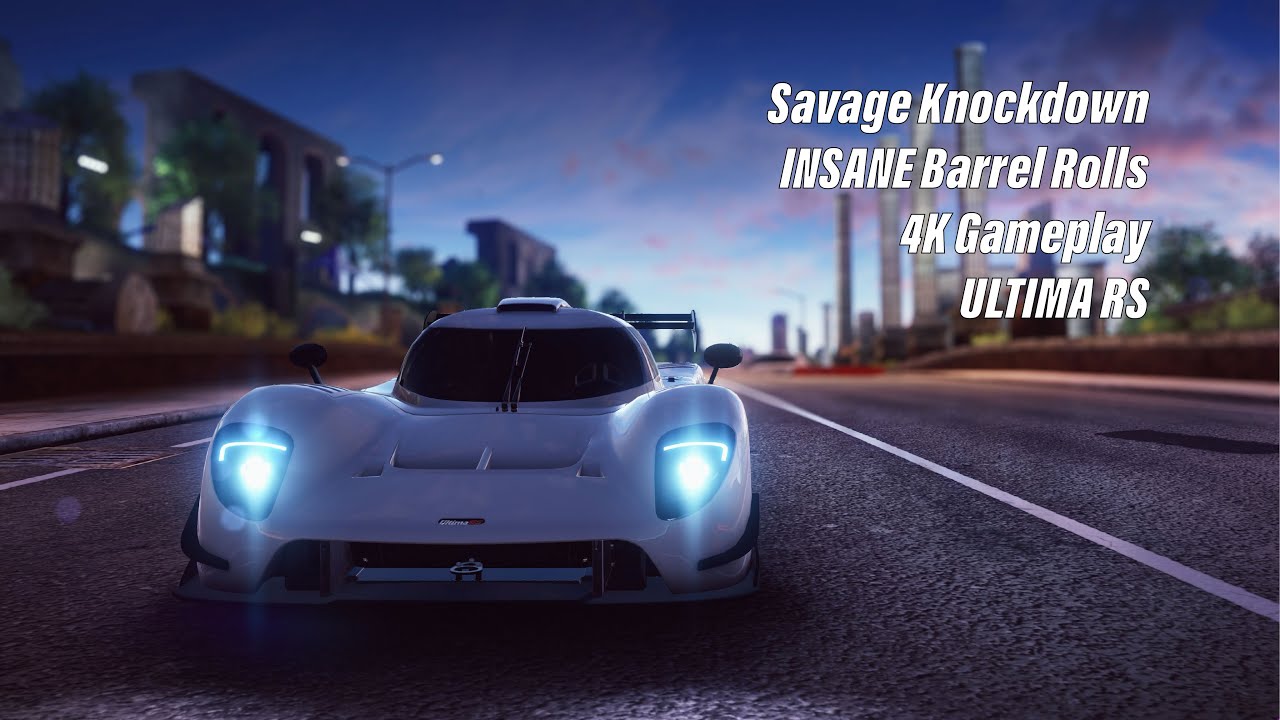 🏎️💥 ULTIMA RS White Beast in 4K 🎬 INSANE Barrel Rolls 🔥 Savage ...