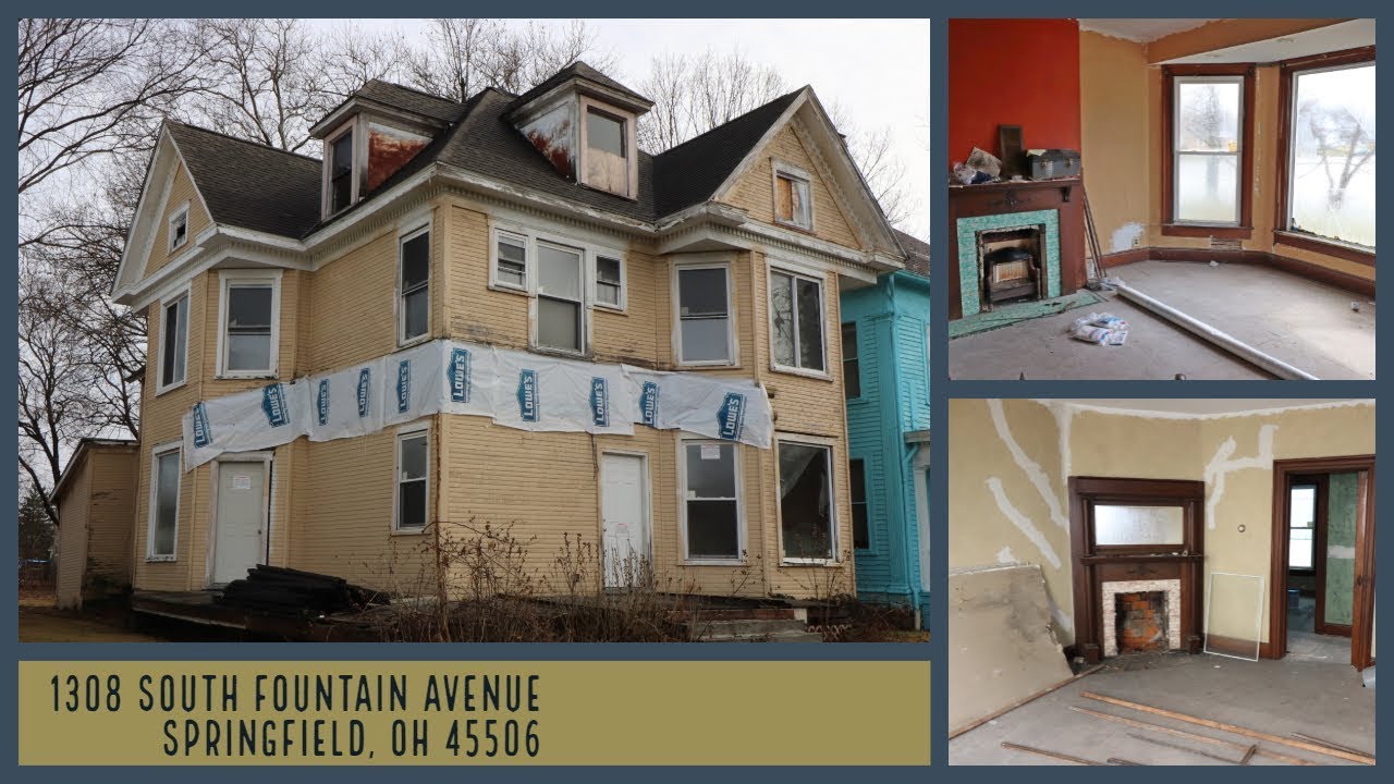 SOLD! 1308 S Fountain Ave Springfield OH 45506 Turn of the Century Home ...