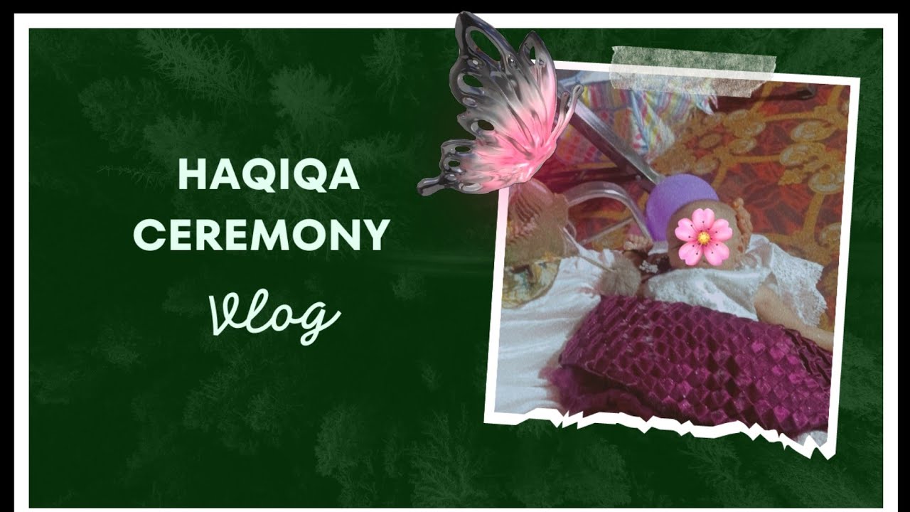 Haqiqa ceremony of my niece #vlogs #dailyvlog #vloger - YouTube