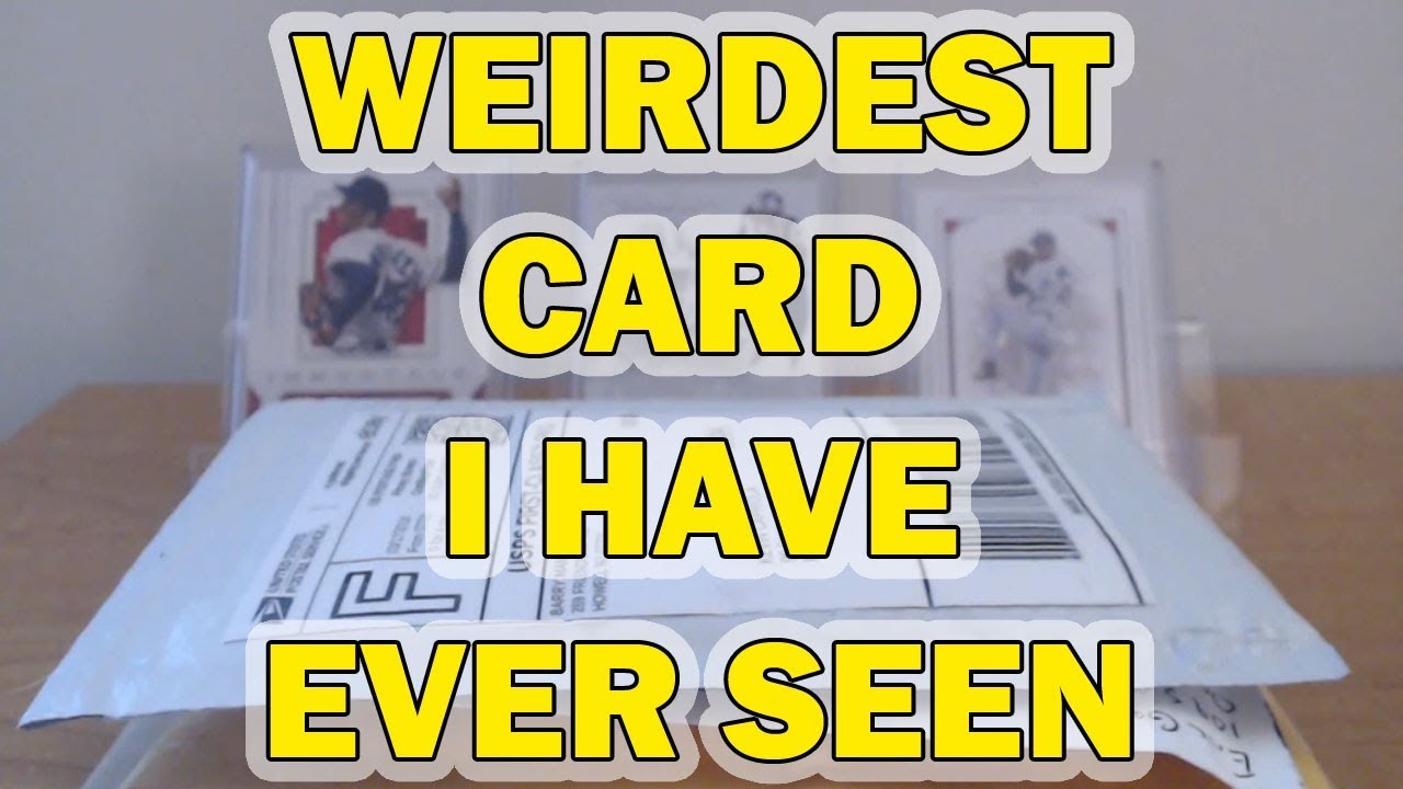 WEIRDEST CARD I'VE EVER SEEN | IRL CARDS MAIL DAY - YouTube