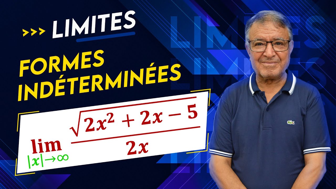 Calcul de Limites - Formes Indéterminées - Ex 2 - YouTube