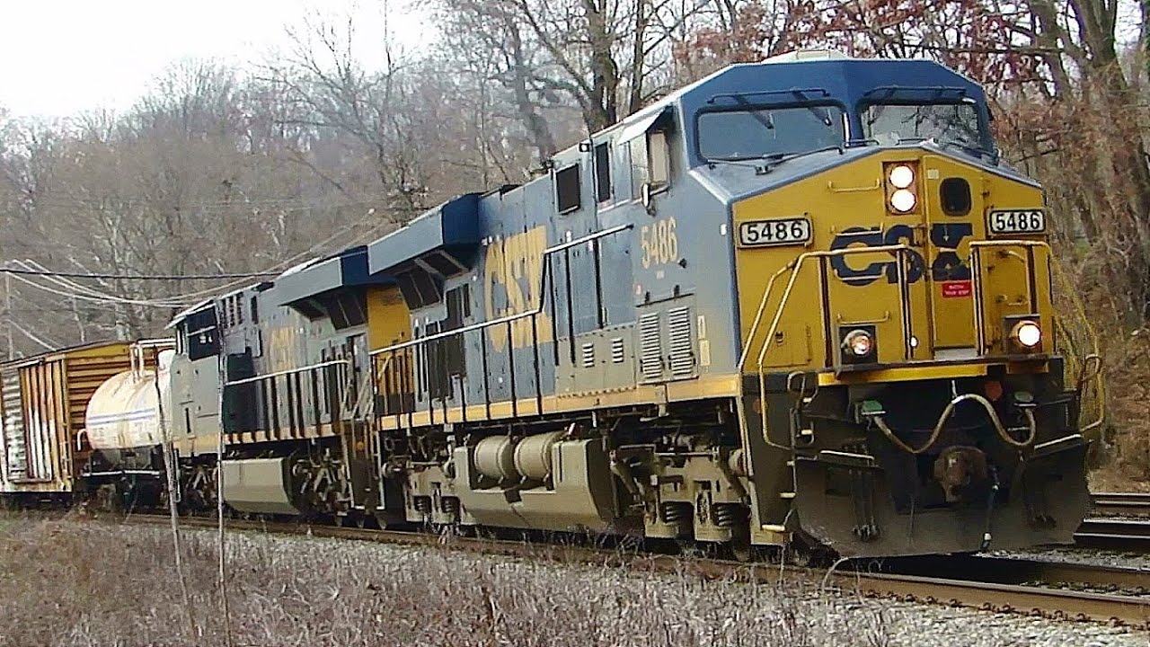 Mixed Freight Train In Relay, MD - YouTube