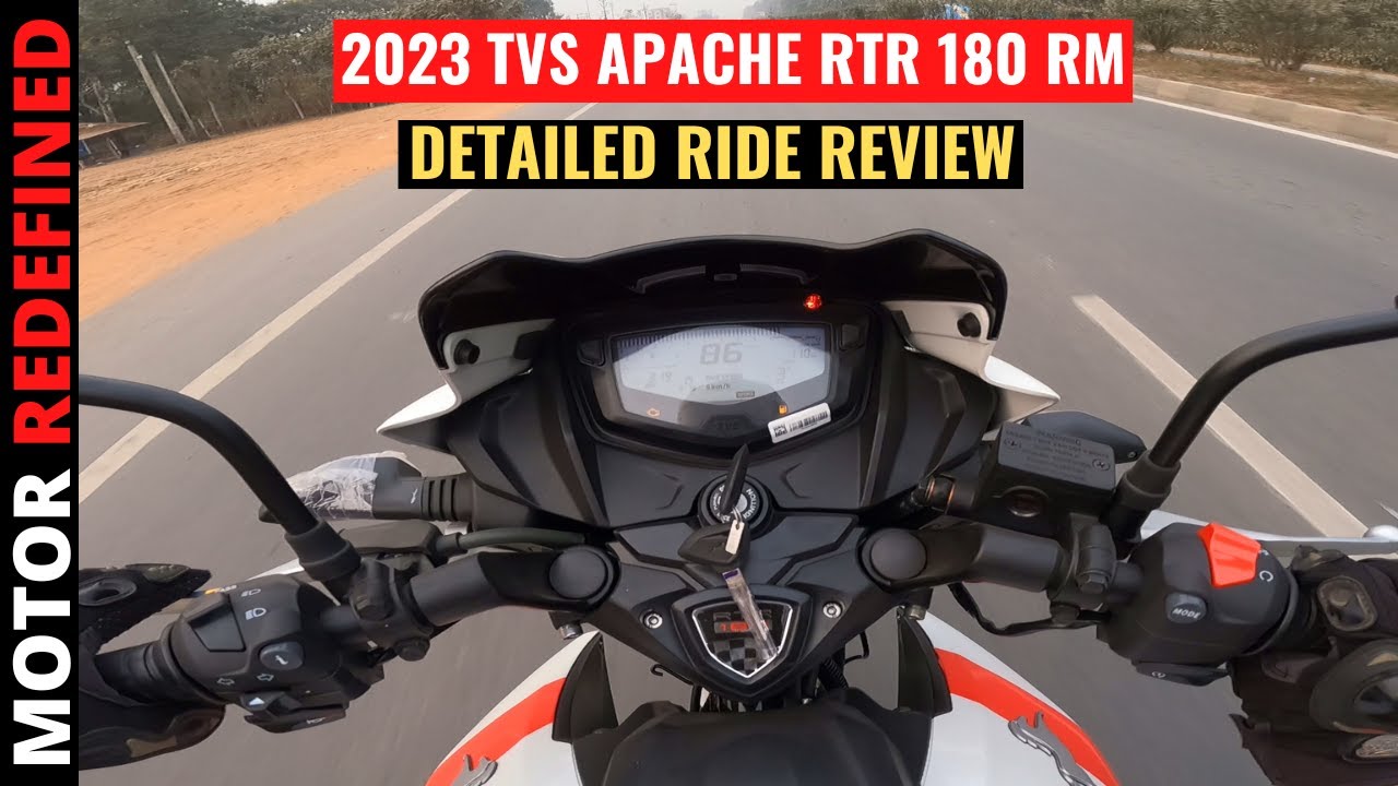 Finally 2023 TVS Apache RTR 180 2V RM Ride Review | Is It The Best ...