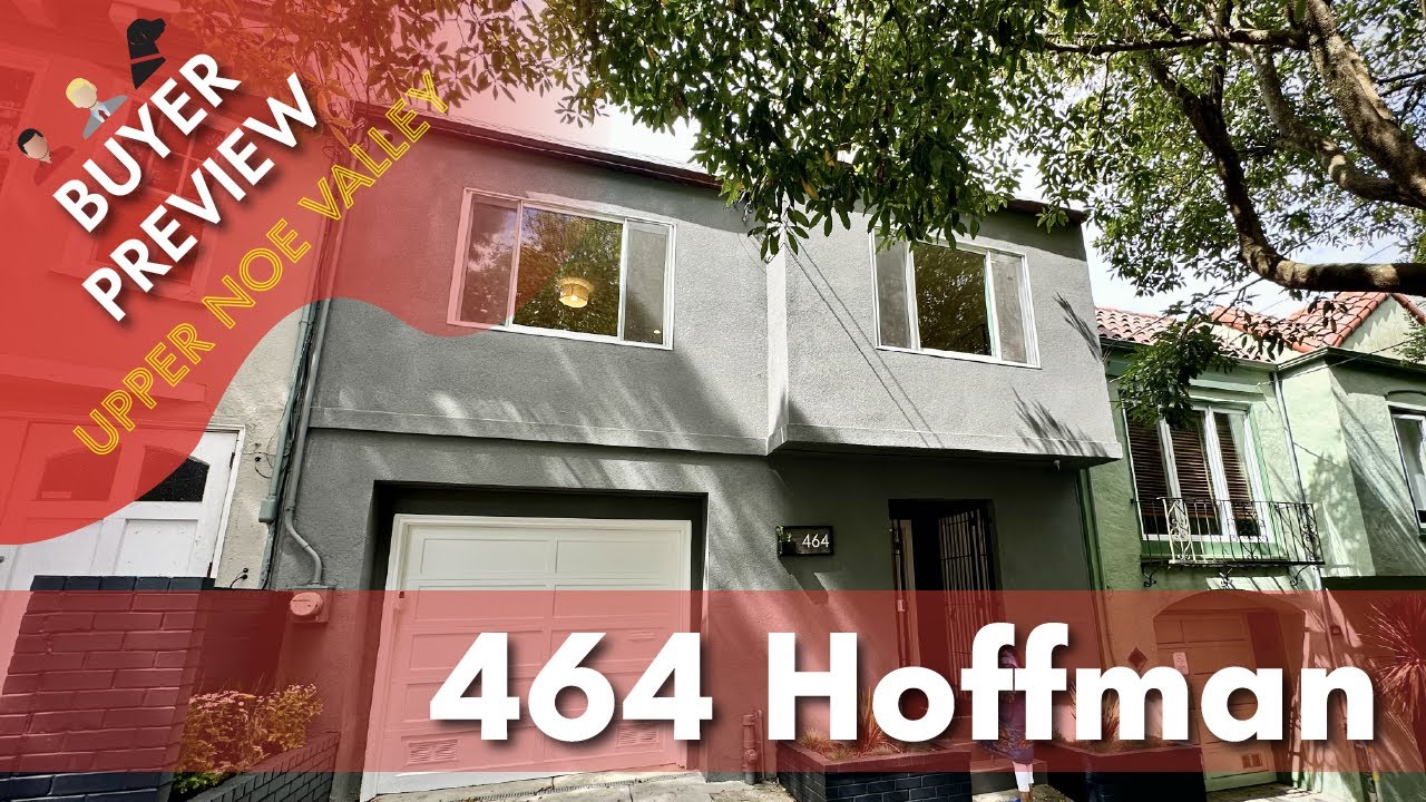 Buyer Preview: 464 Hoffman, San Francisco, Upper Noe Valley - 4K - YouTube