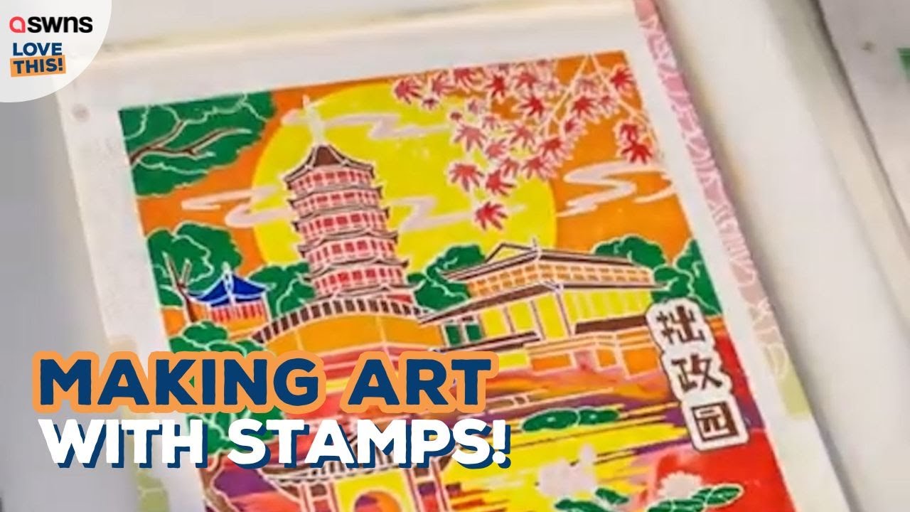 Making cool art with stamps 🎨🖌️ | LOVE THIS! - YouTube
