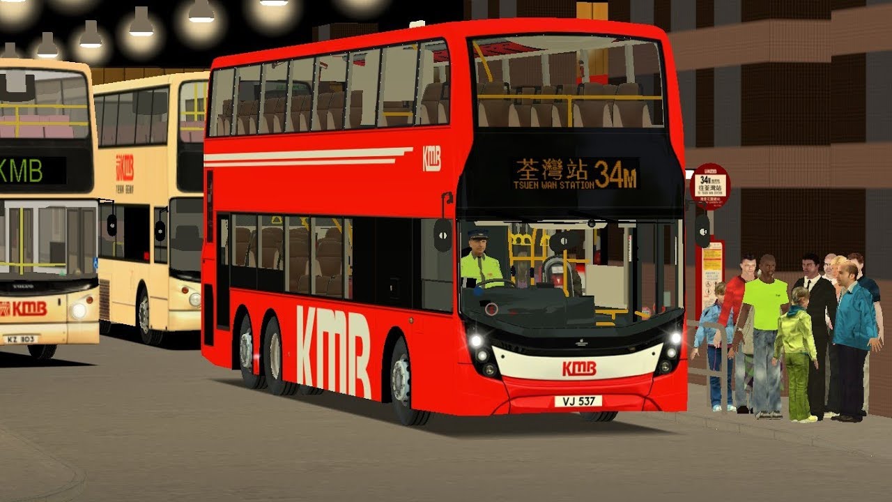 OMSI 2 KMB 34M 灣景花園↺荃灣站(跨年單) - YouTube