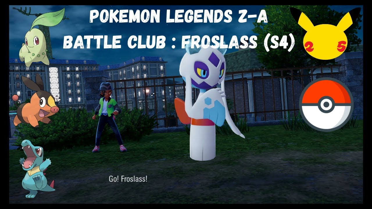 Pokémon Legends Z-A Battle Club Ranked Online Battles Season 4 Froslass ...
