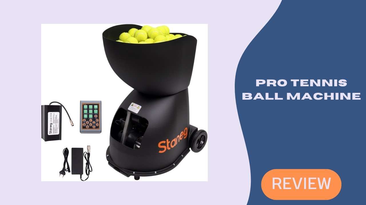 Pro Tennis Ball Machine – Portable Launcher with Remote, 150-Ball ...