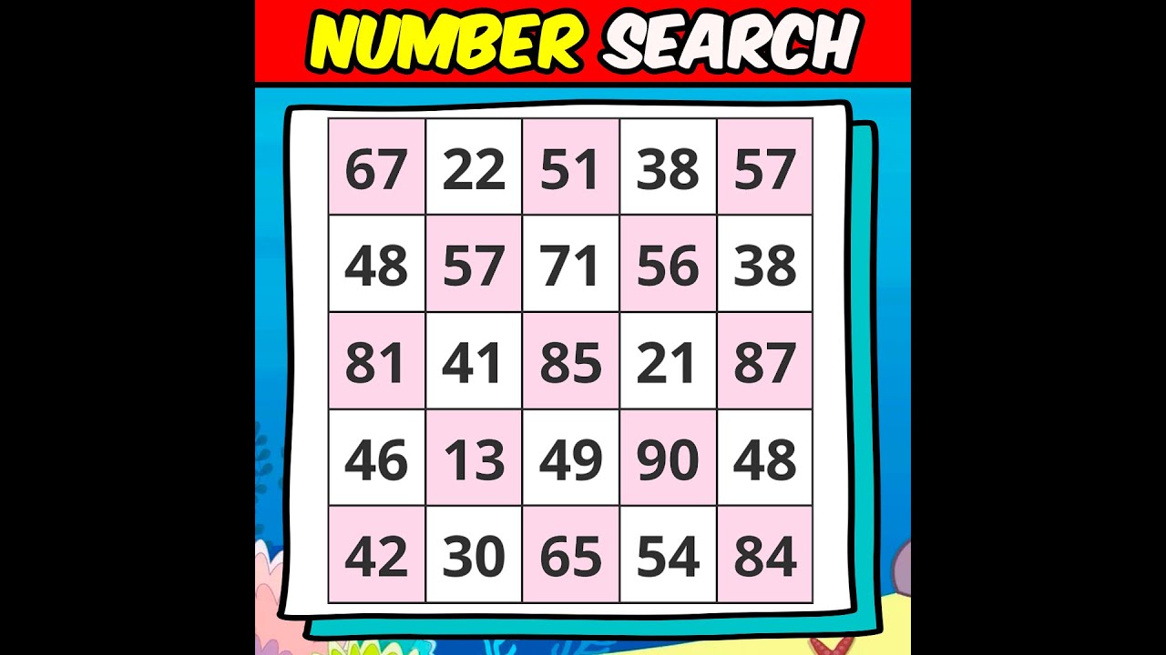 ⏱️ Find the Same Number. Test Your Brain's Health! #458 | Dementia ...