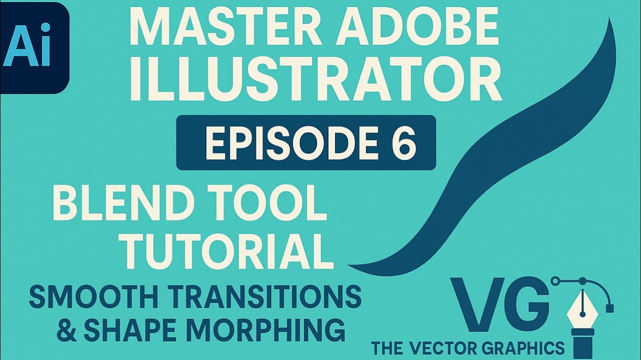 Master Adobe Illustrator | Episode 6: Blend Tool Tutorial – Smooth ...