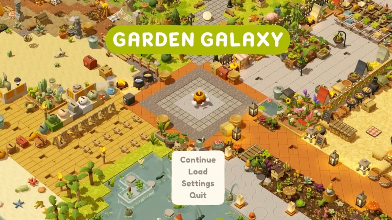 Building a whole TOWN in Garden Galaxy - YouTube