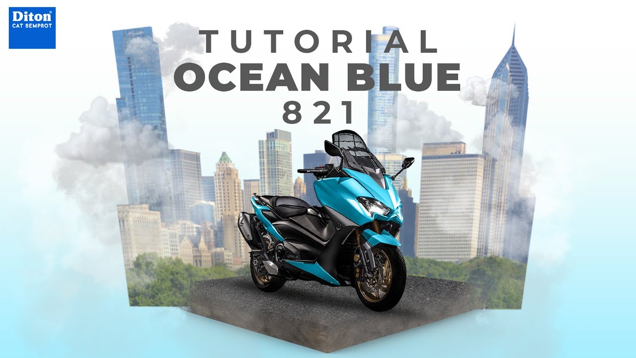 VIRAL WARNA OCEAN BLUE 821 | VIDEO TUTORIAL DITON SPRAY PAINT - YouTube