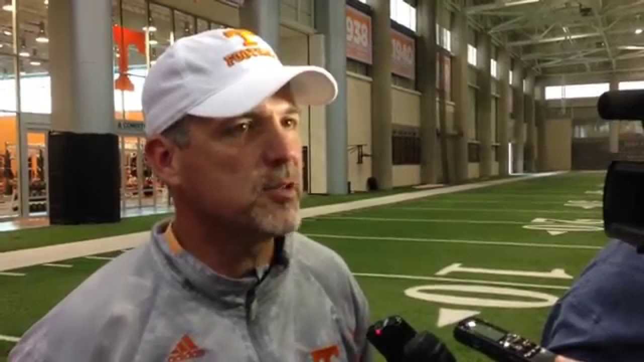 UT offensive line coach Don Mahoney talks expectations for scrimmage ...