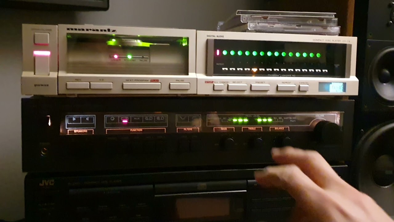 Marantz CD73 working On CDr disc. After calibration and repair. - YouTube